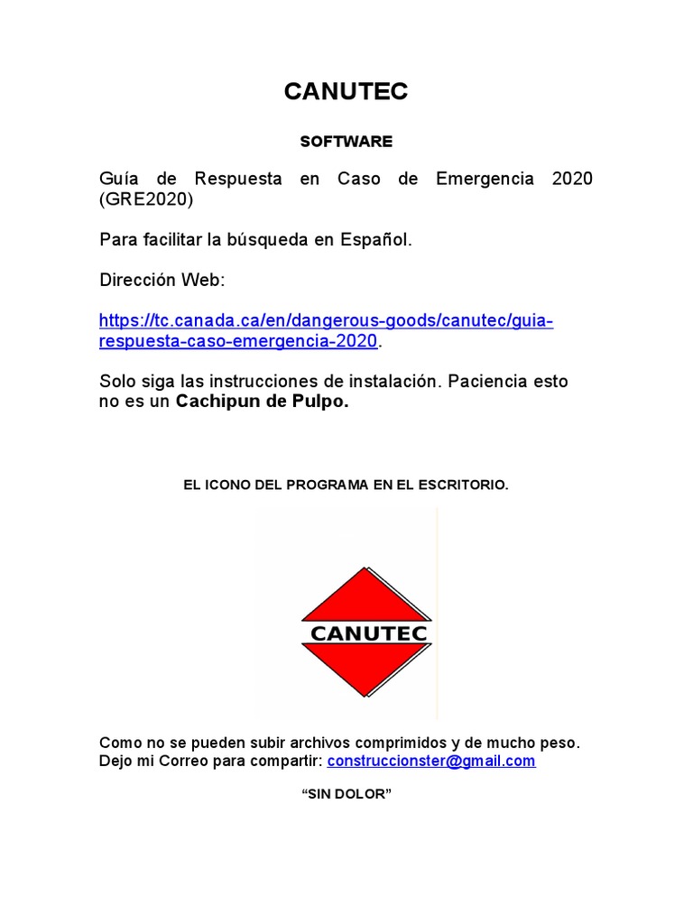 CANUTEC | PDF