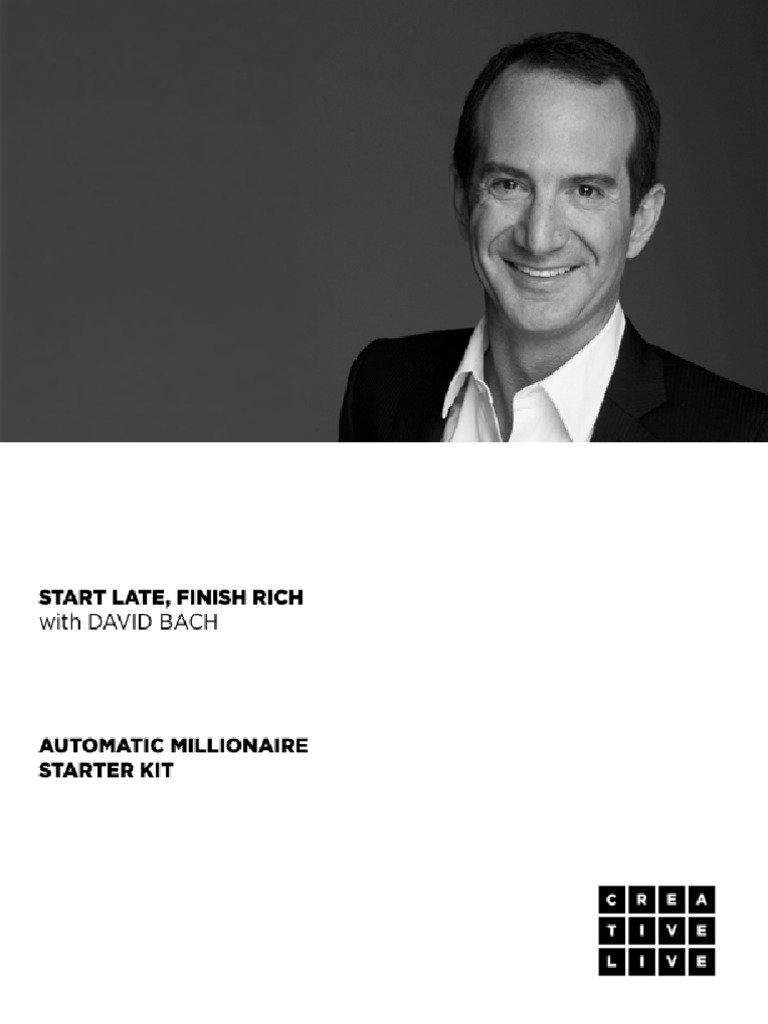 David Bach Automatic Millionaire Starter Kit | PDF | Credit | Finance ...