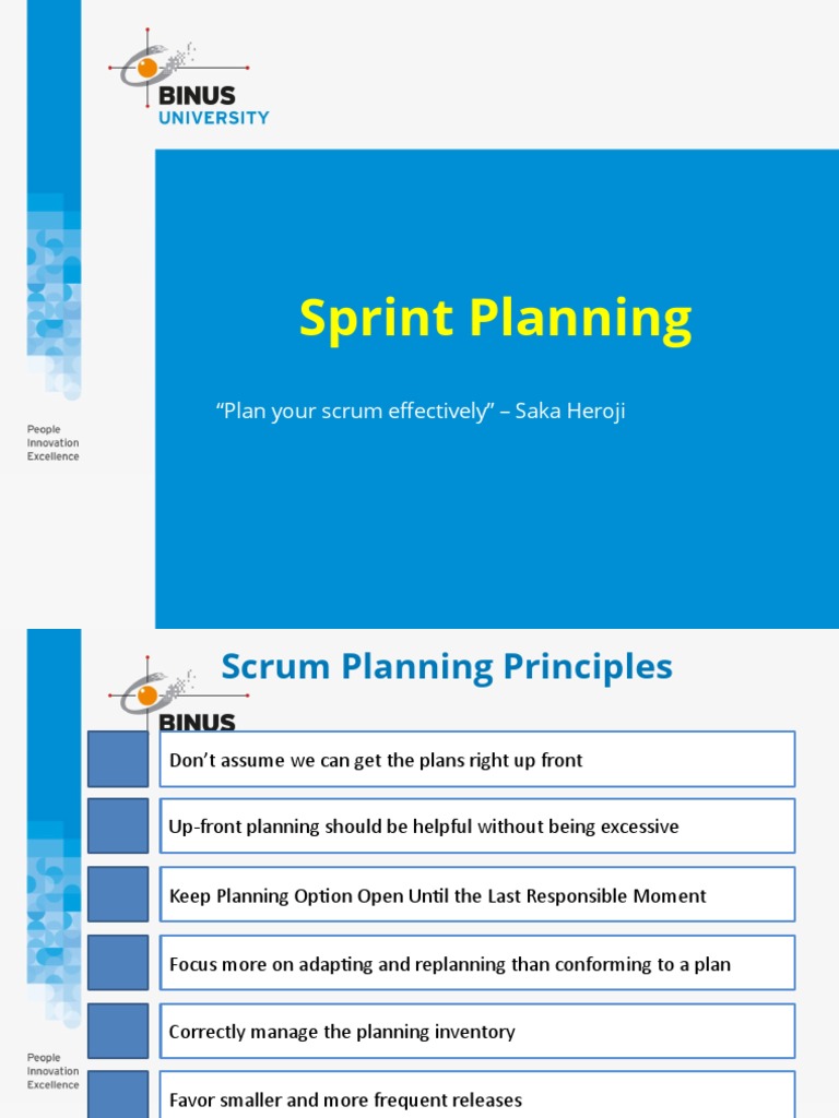 Agile Software Development Sprint Planning | PDF | Scrum (Software ...