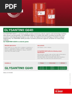 G65 Data Sheet: Properties | PDF | Corrosion | Chemistry