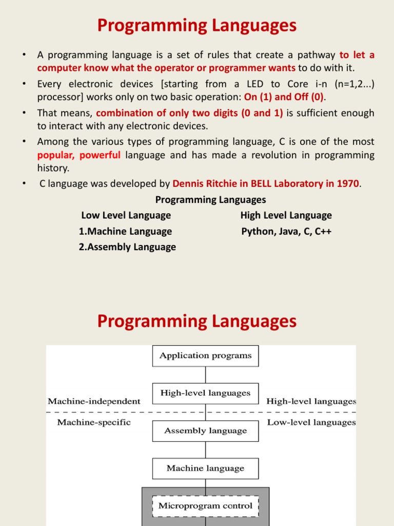 Programming Languages | PDF | Assembly Language | Computer Programming