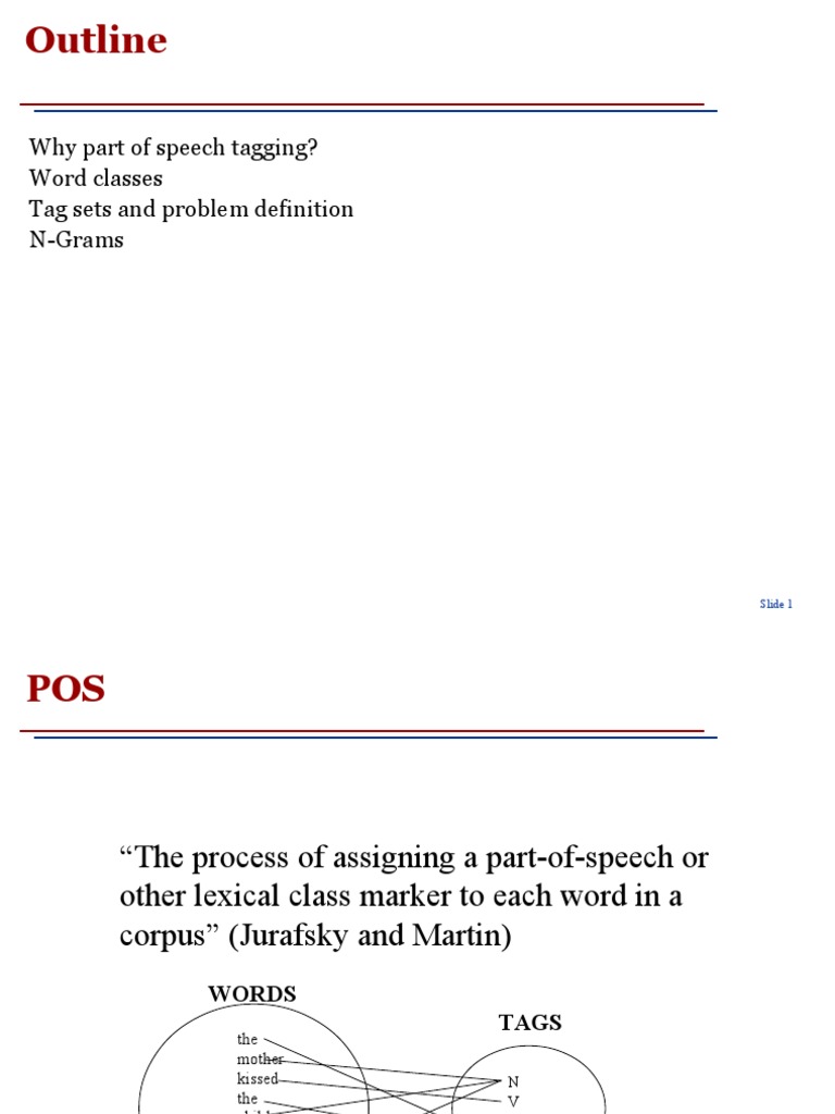 NLP - Pos and N-Gram Models | PDF | Part Of Speech | Noun