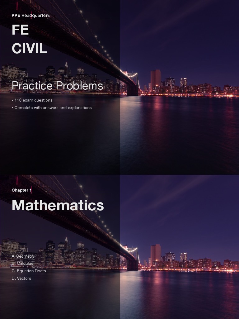 FE Civil Exam - Updated | PDF | Depreciation | Mean