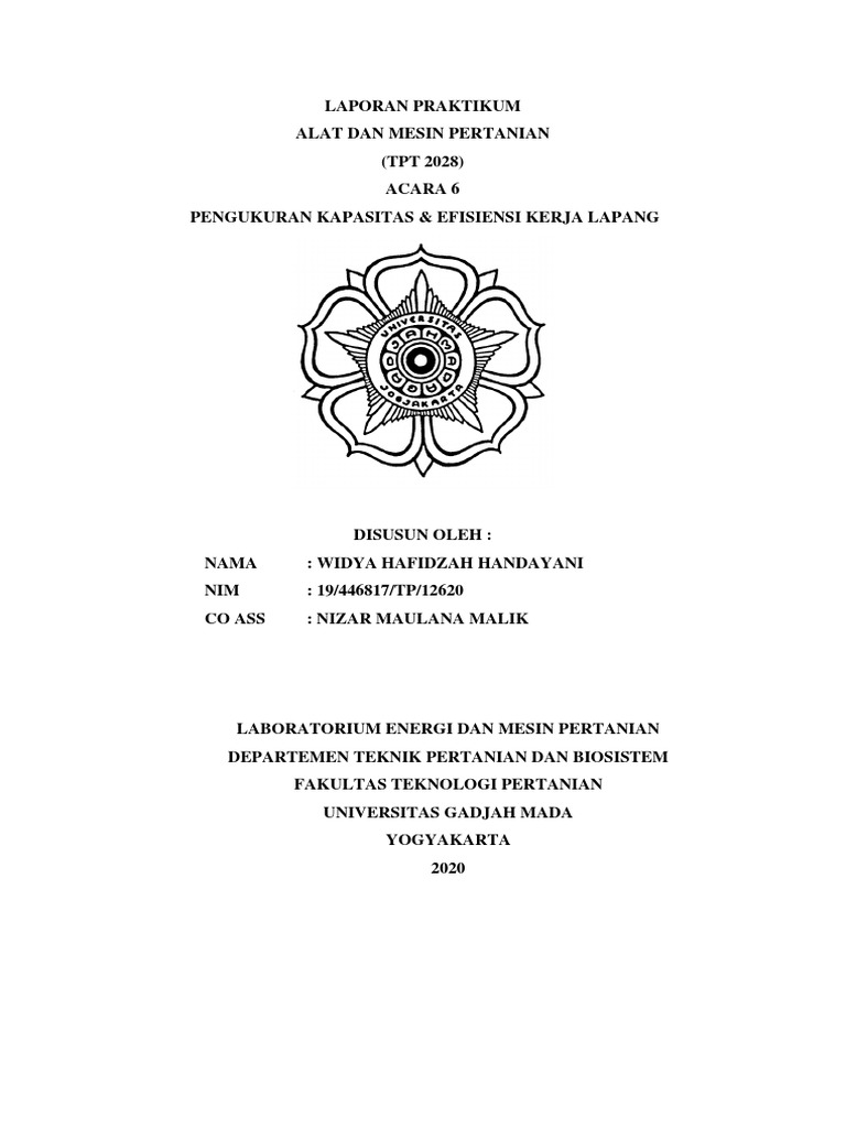 Widya Hafidzah Handayani - Acara 6 | PDF | Sains & Matematika