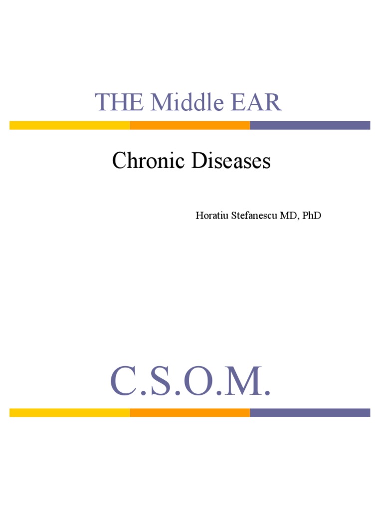 Middle Ear CHR Diseases | PDF | Ear | Cerebrospinal Fluid