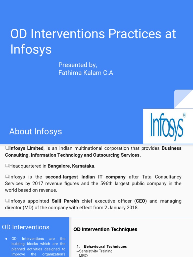 Ocd Infosys | PDF | Leadership | Applied Psychology