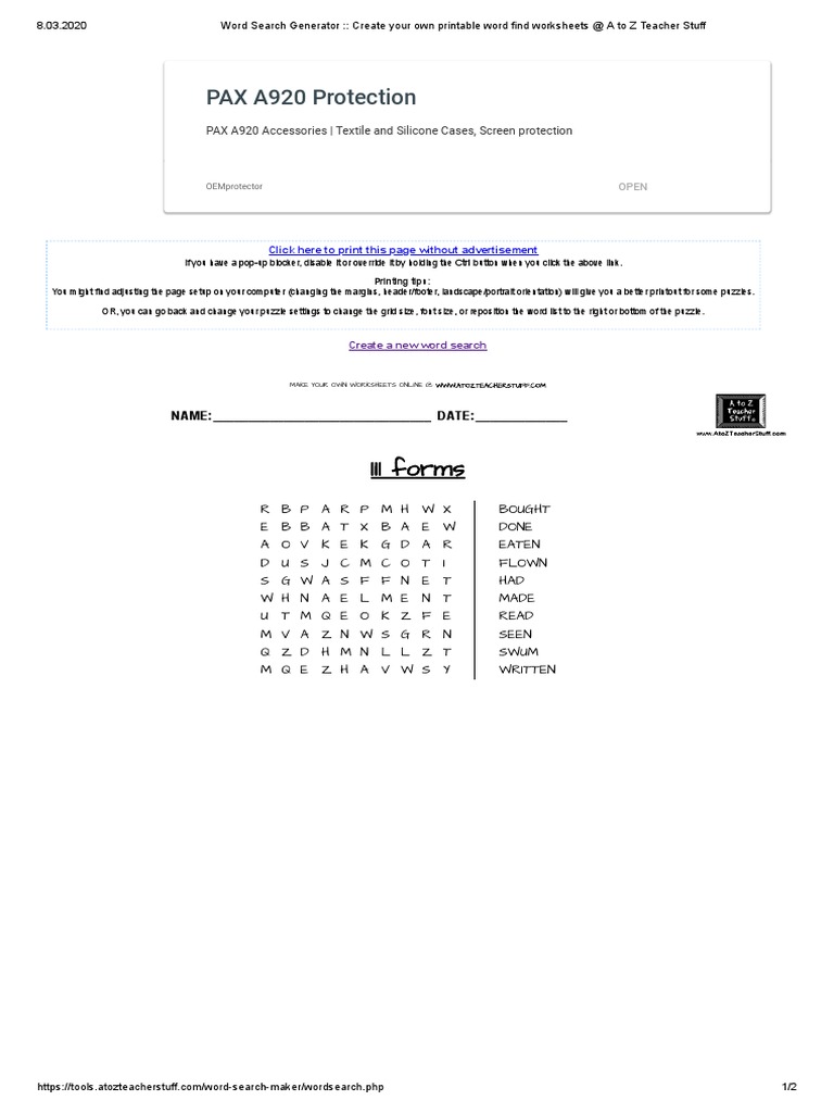 PAX A920 Protection: III Forms | PDF | World Wide Web | Internet & Web