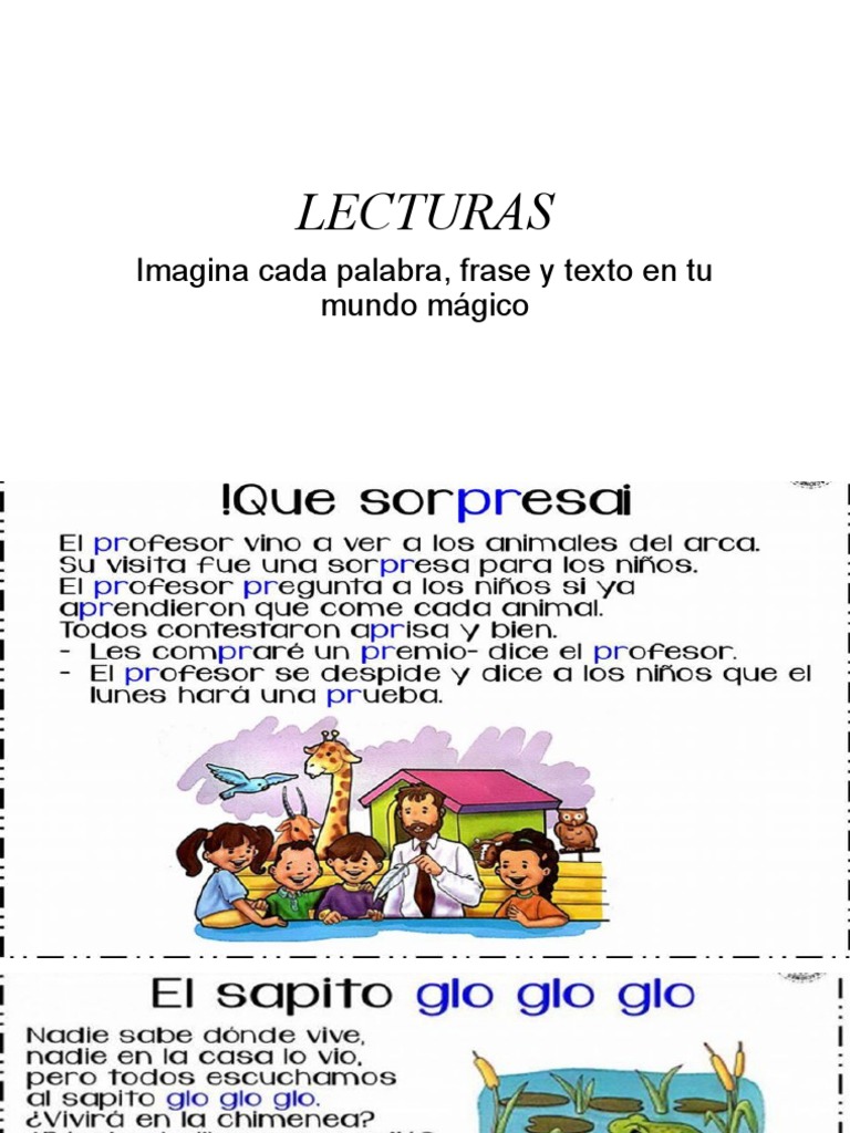 LECTURAS Combinaciones | PDF