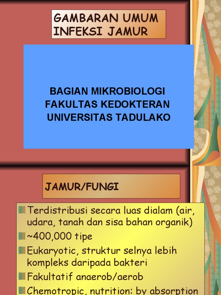 Gambaran Umum Infeksi Jamur (Mikrobiologi) | PDF | Fungus | Cell (Biology)