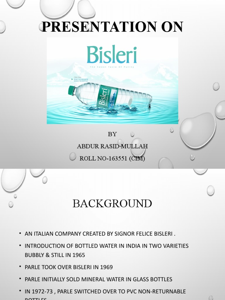 Supply Chain of Bisleri | PDF | Brand | Marketing