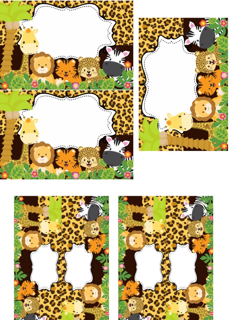 Kit Imprimible Safari | PDF