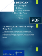 Uji Duncan Multiple Range Test (DMRT) PDF | PDF