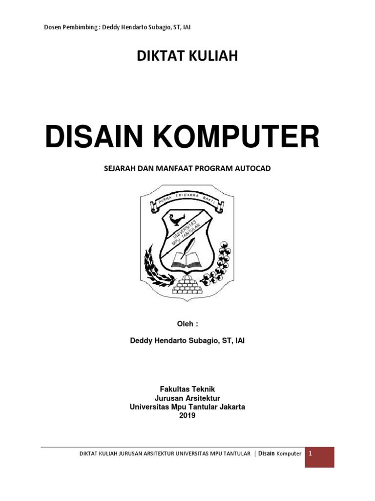 Sejarah dan Manfaat AutoCAD | PDF
