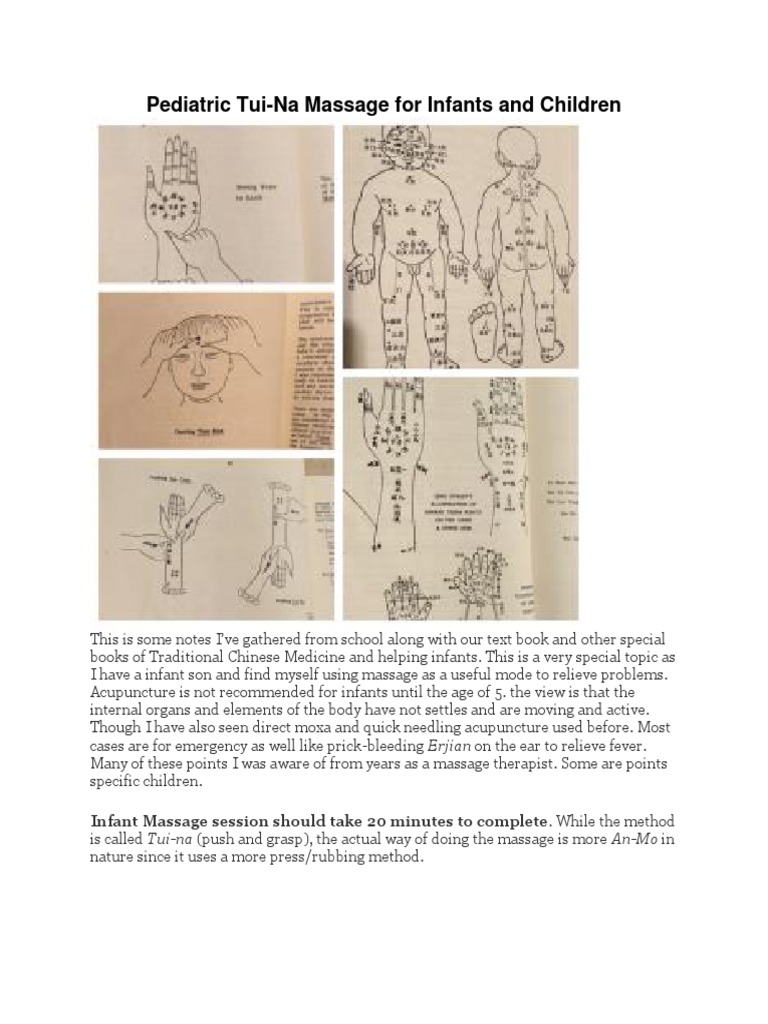 Pediatric Tui - Na | PDF | Hand | Traditional Chinese Medicine