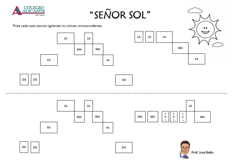 Partitura Señor Sol Parte I | PDF