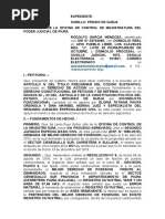 Queja A Control Interno Ministerio Publico | PDF | Gobierno | Justicia