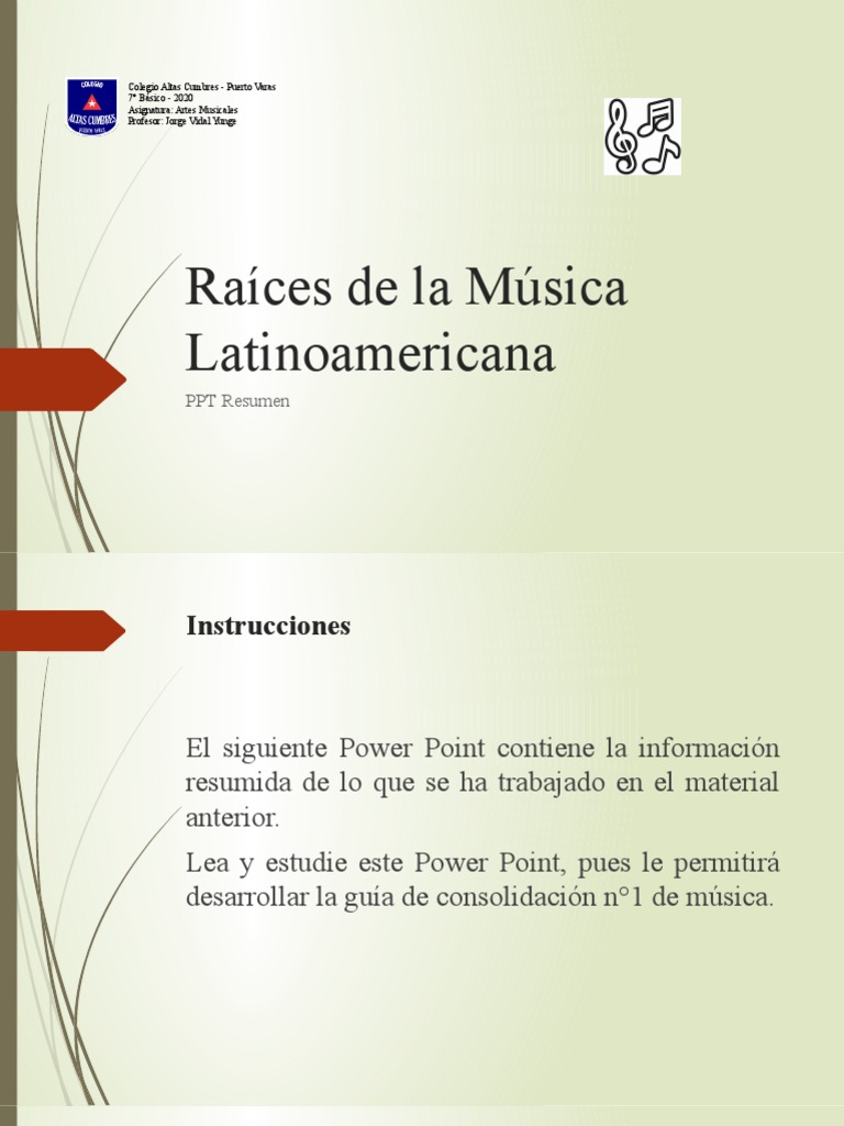 Influencias en la Música Latinoamericana | PDF | Religión y creencia