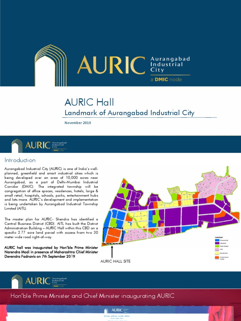 Auric Hall: Landmark of Aurangabad Industrial City | PDF | Business