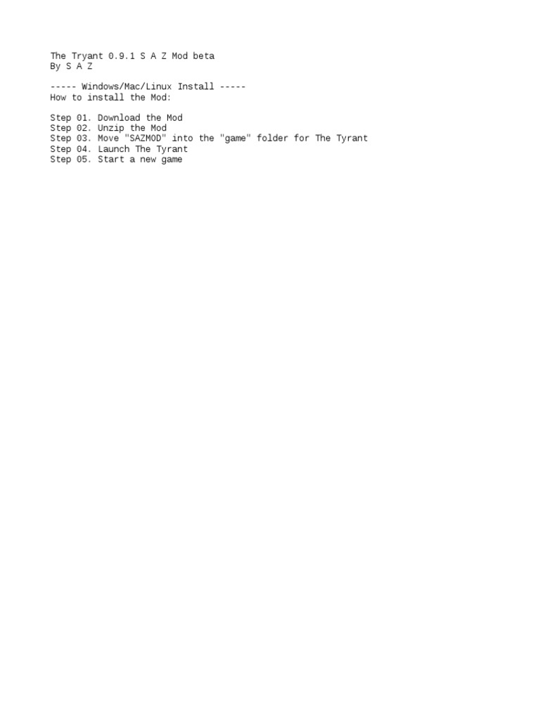 Install Instructions | PDF