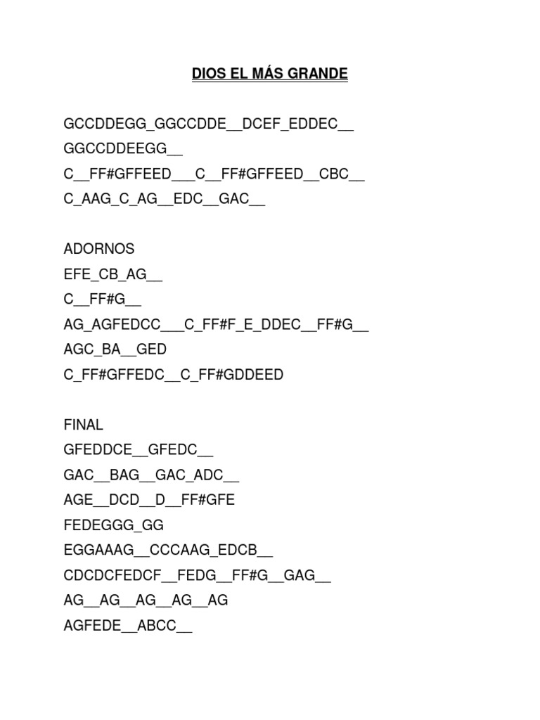 Dios El Más Grande | PDF | Business