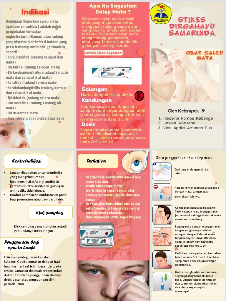 Leaflet Obat Salep Mata | PDF
