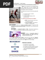 Understanding The Five Elements of Dance | PDF