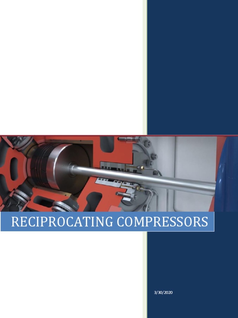 Reciprocating Compressor Report | PDF | Piston | Bearing (Mechanical)