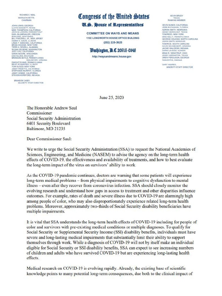 Congressional Letter | PDF