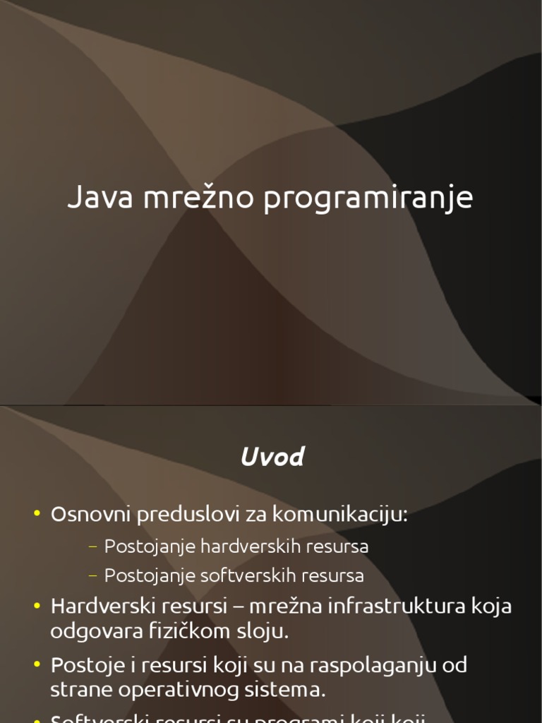 Java Mrezno Programiranje | PDF