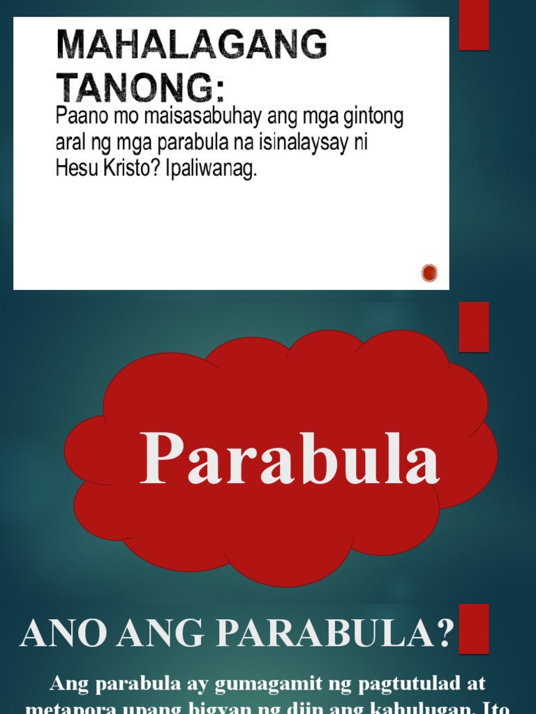 Ano Ang Parabula | PDF