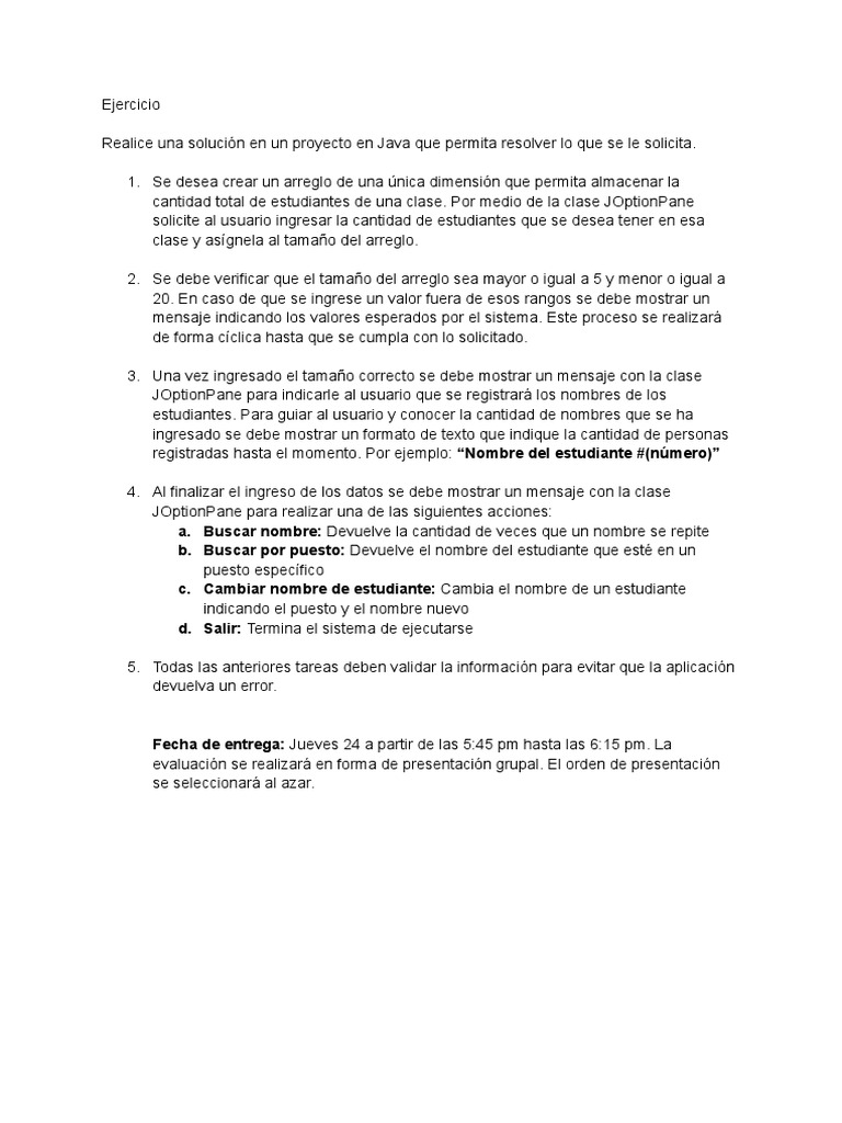 Tarea Programada | PDF