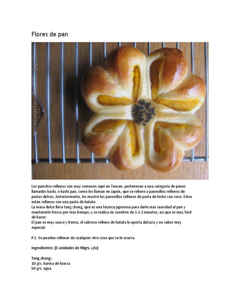 Flores de Pan | PDF | Batata | Panes