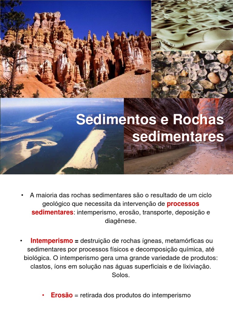 Sedimentos e Rochas Sedimentares | PDF | Sedimento | Rocha sedimentar