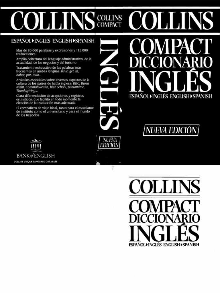 Diccionario Collins Compact | PDF | Palabra | Sustantivo