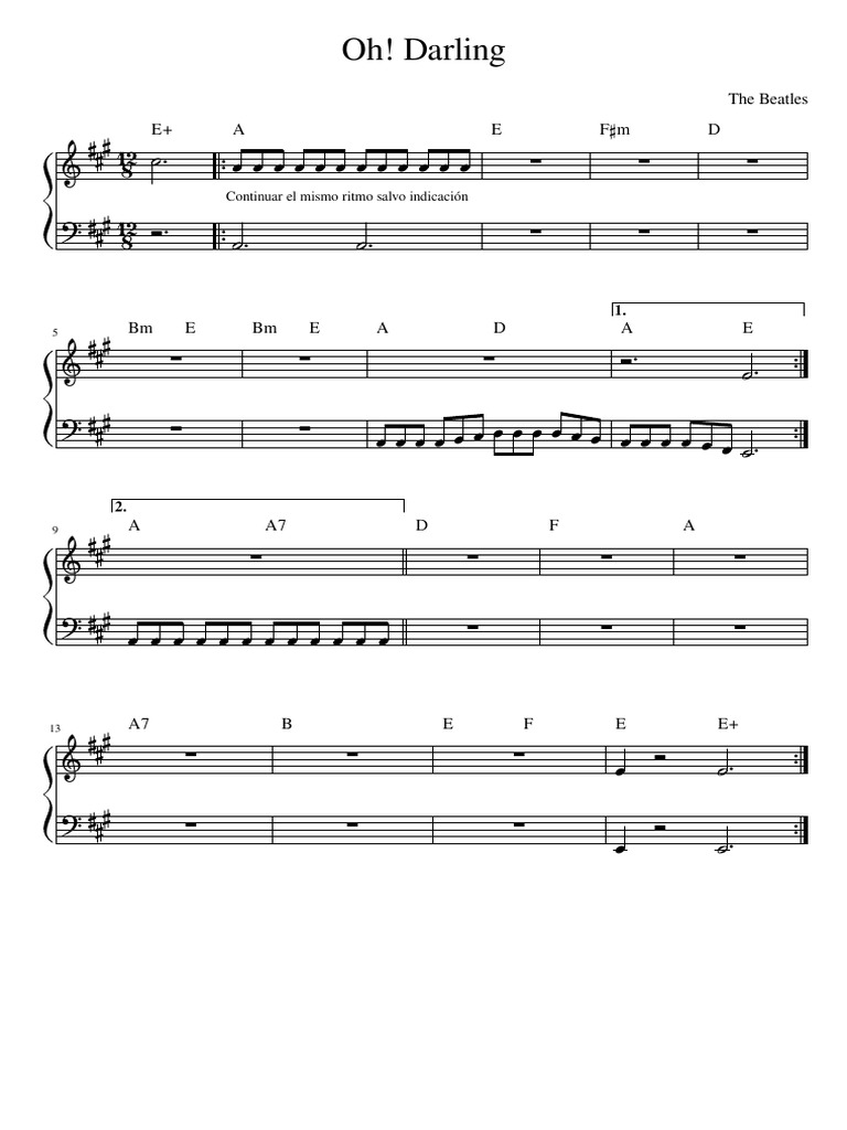 Oh! Darling | PDF