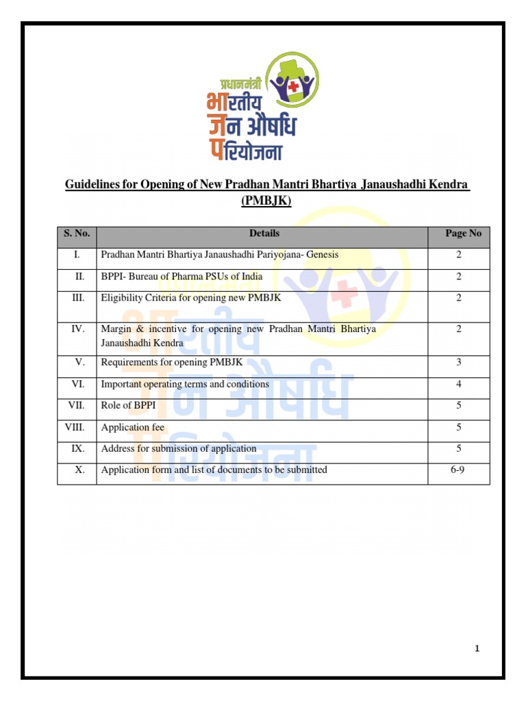 PMBJP Updated Guidelines - 2021 | PDF | Pharmaceutical Industry ...