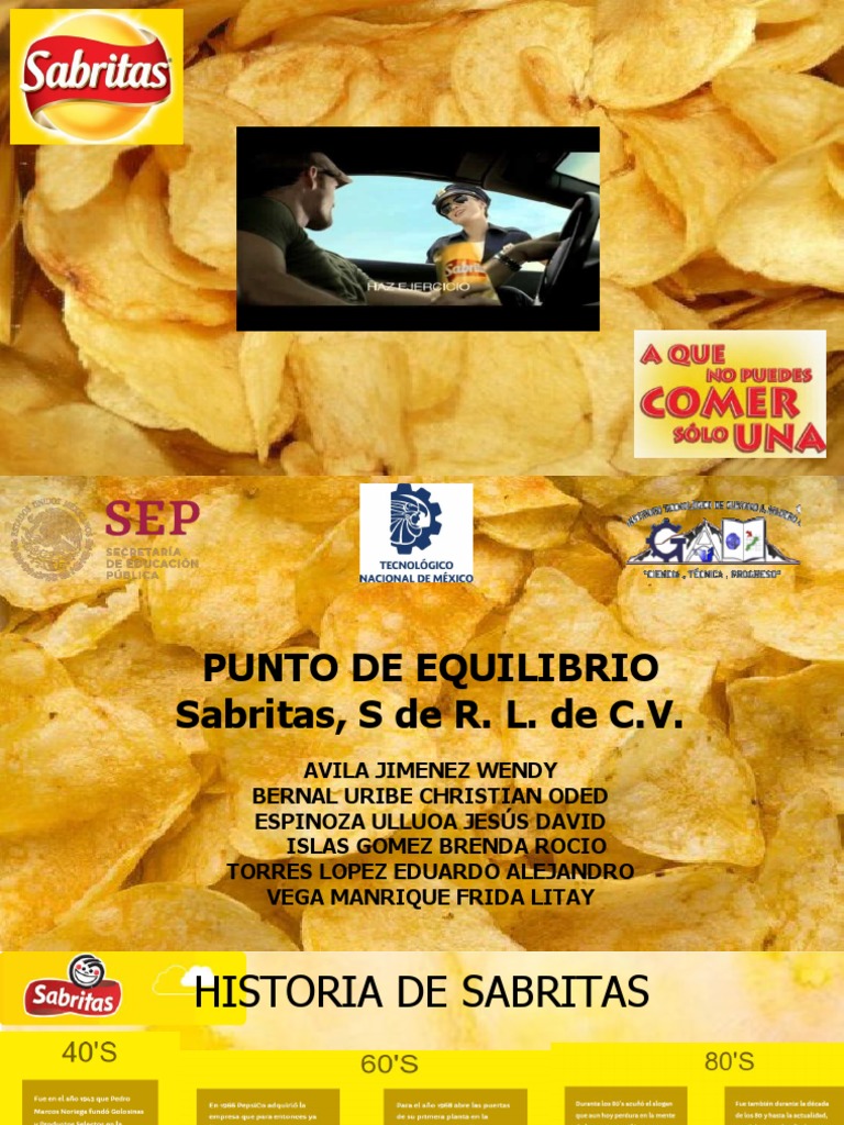 SABRITAS | PDF | Ciencias económicas | Economias