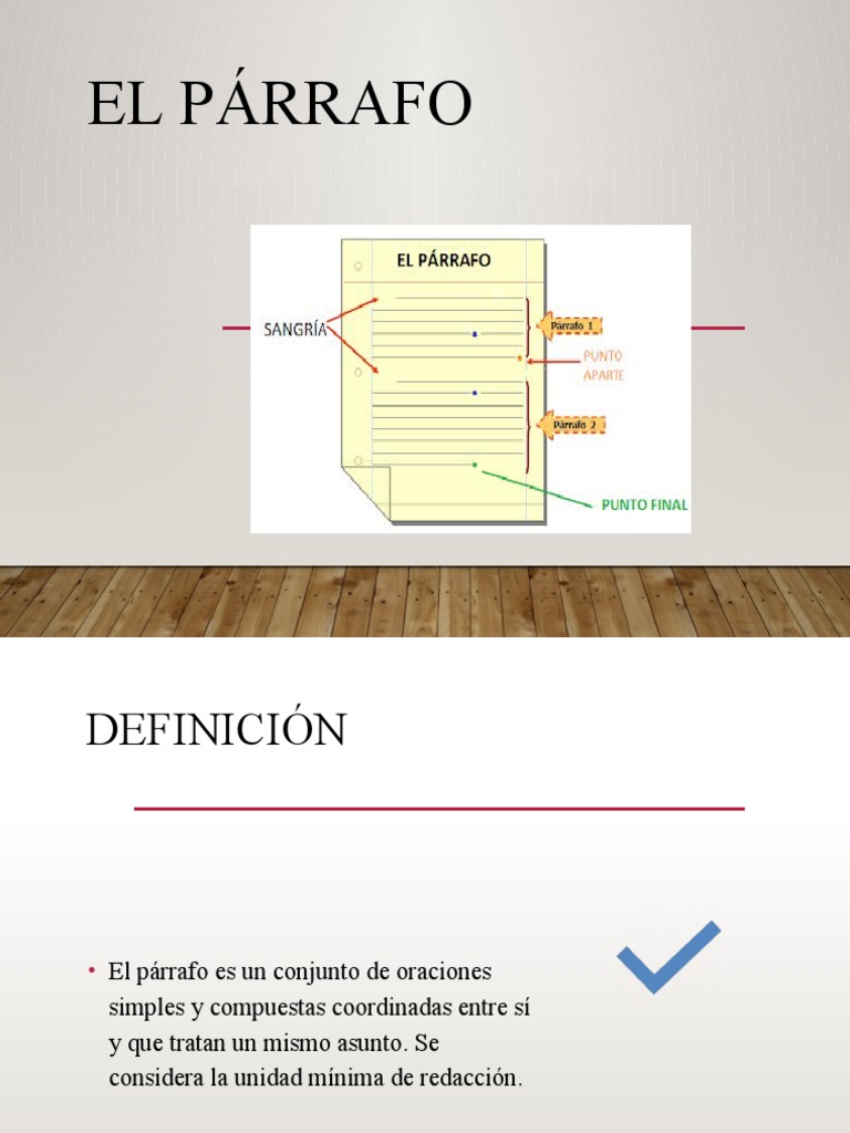 Estructura y Tipos de Párrafos | PDF | Oración (Lingüística) | Párrafo