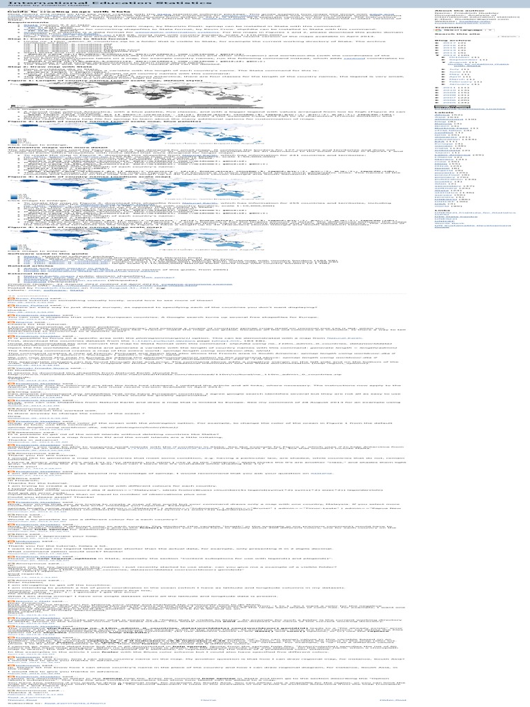 International Education Statistics: Guide To Creating Maps With Stata ...