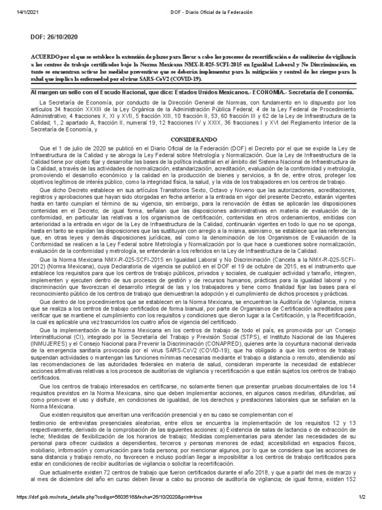 NMX R 025 | PDF | México | Discriminación