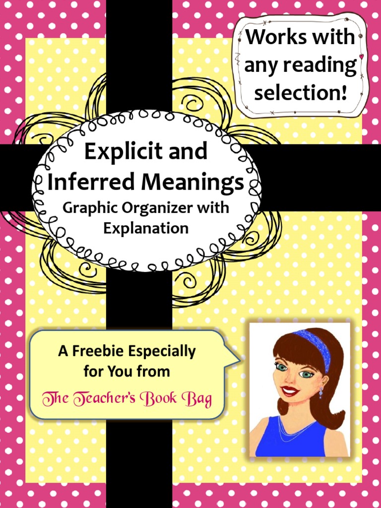 Explicit and Inferred Meanings: Works With Any Reading Selection! | PDF