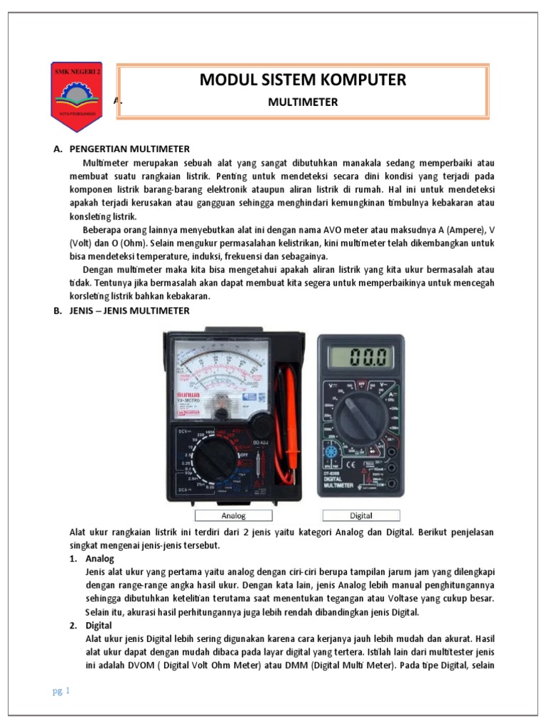 Multimeter | PDF