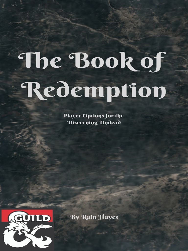 The Book of Redemption: by Rain Hayes | PDF | Magician (Fantasy ...