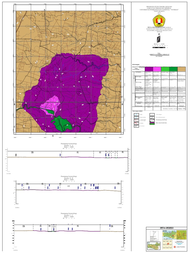 Peta Geomorfologi Fix | PDF