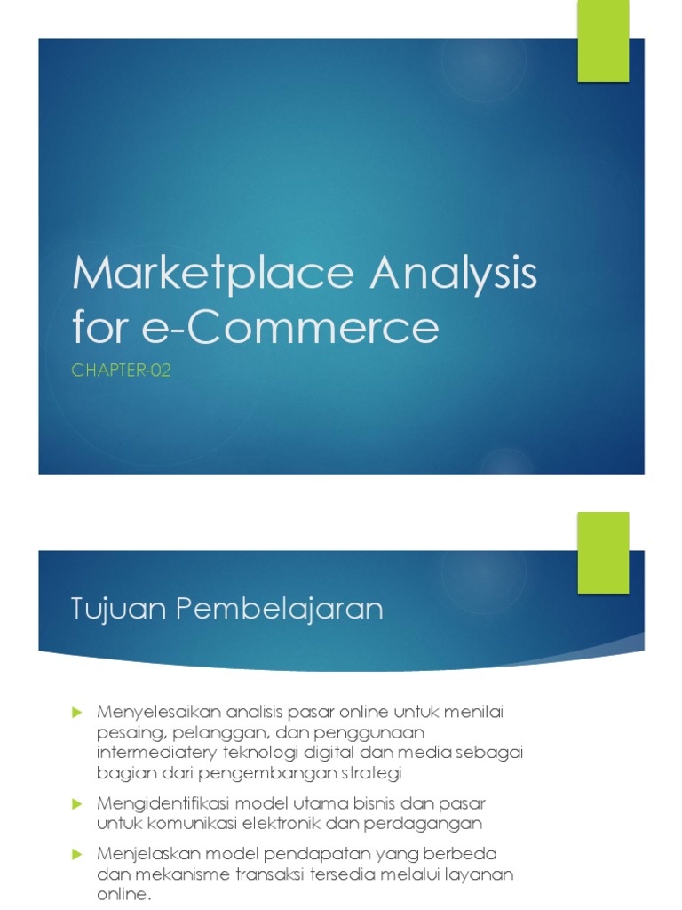 04-Marketplace Analysis For E-Commerce | PDF