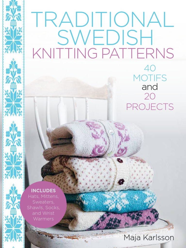 Tradicional Swedish Knitting Patterns - Hulda Sweater | PDF | Gauge ...