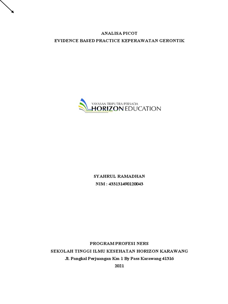 Analisa Picot EBP Gerontik | PDF