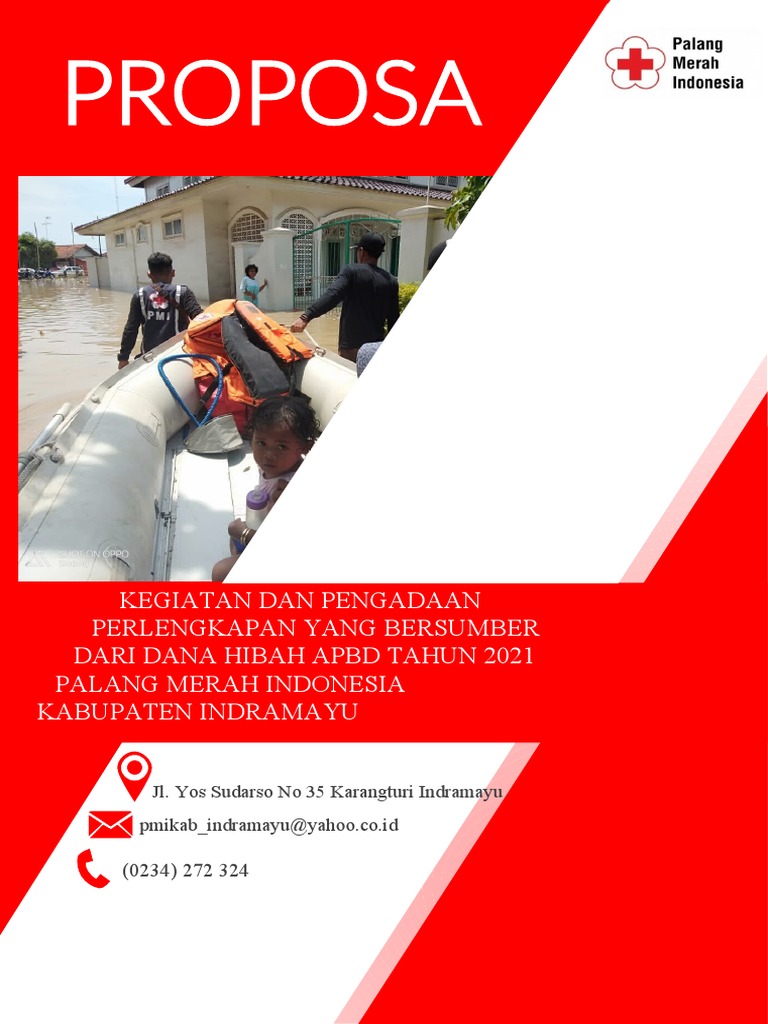 Cover Proposal PMI Indramayu 2021 | PDF | Bisnis | Seni