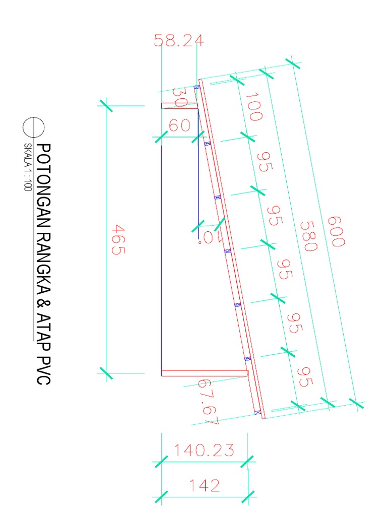 Potongan Rangka & Atap PVC | PDF