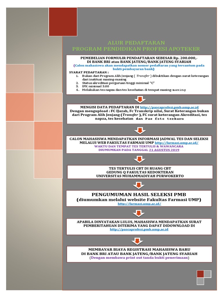 31-Alur Pedaftaran PMB | PDF
